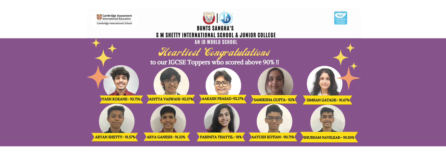Bunts Sangha | S M Shetty International School & Junior College ...